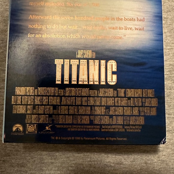 Paramount | Media | Titanic 997 2 Part Box Set Vhs Titanic Vhs ...
